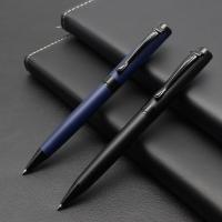 China 1.0mm Twist Metal Ballpoint Pen Laser Logo Ball Pen For Business Advertising Gift for sale