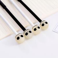 China Halloween Gift creative gel ink pen 0.5mm Creative Scary Skeleton Head Model Gel Pen for sale