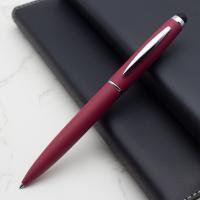 China Metal Soft Touch Feeling Ballpoint Pen 1.0mm Multi Color Touch Screen Ball Pen for sale