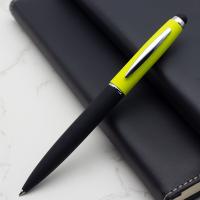 China Metal Soft Touch Feeling Ballpoint Pen 1.0mm Multi Color Touch Screen Ball Pen for sale