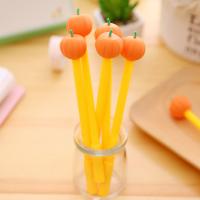 China 0.5mm Cute Pumpkin Shape Neutral Signature Pen Creative Halloween Gift Gel Pen for sale