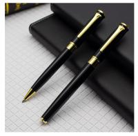 China 0.5mm Metal Roller Ball Pen Business Gift Advertising Neutral Pen With Cap for sale