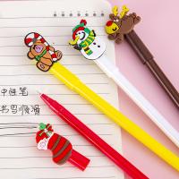 China Christmas Series Neutral Pen 0.5mm Black Water based Cartoon Gift Gel Pen for sale