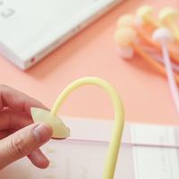 China Creative Mushroom Style Silicone Gel Pen 0.5mm Cute Luminous Neutral Pen Stationery for sale