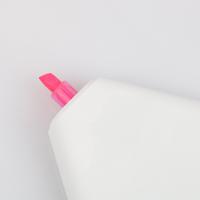 China Kids Cute Triangle Highlighter Pen 3 Color In 1 Brush Tip Fluorescent Marker Pen for sale