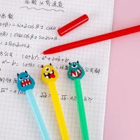 China Funny Cute Halloween Signature Pen 0.5mm Black Ink Gift Monster Gel Pen For Children for sale