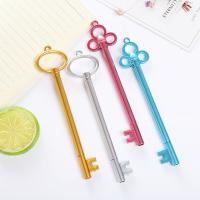 China Key Shaped Creative Neutral Pen 0.5mm Candy Color Plastic Gel Pen For Student for sale