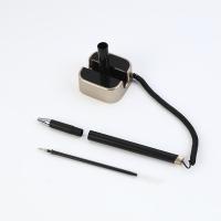 China Desktop Spring Stretchable Neutral Pen 0.5mm Bank Hotel Reception Signature Pen for sale