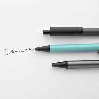 China Sample Design Metal Press Ballpoint Pen 0.5mm Engraved Logo Advertising Pen Office Pen for sale