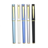 China Office Business Metallic Gel Pen Smooth Writing Neutral Pen Custom Logo for sale