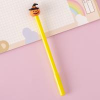 China Halloween Neutral Pen 0.5mm Pumpkin Ghost Bat Topping Smooth Writing Gel Ink Pen for sale