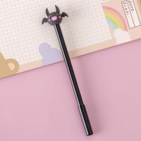 China Halloween Neutral Pen 0.5mm Pumpkin Ghost Bat Topping Smooth Writing Gel Ink Pen for sale