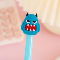 China Funny Cute Halloween Signature Pen 0.5mm Black Ink Gift Monster Gel Pen For Children for sale