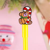 China Christmas Series Neutral Pen 0.5mm Black Water based Cartoon Gift Gel Pen for sale
