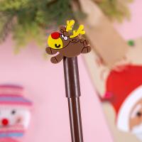 China Christmas Series Neutral Pen 0.5mm Black Water based Cartoon Gift Gel Pen for sale
