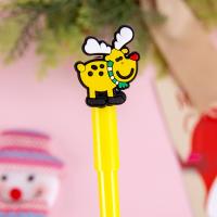 China Christmas Series Neutral Pen 0.5mm Black Water based Cartoon Gift Gel Pen for sale
