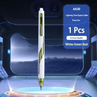 China Student Stationery Creative Gel Ink Pen Lightning Time Space Cabin Plastic Press Pen for sale