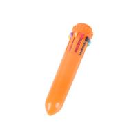 China Mini Ten Colors Cute Ballpoint Pen Retractable Colored Ballpoint Pens For Drawing for sale