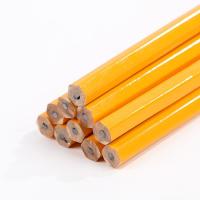 China School Student Art Sketch Writing Pencil HB Hexagonal Barrel Yellow Wooden Pencil for sale