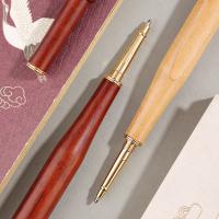 China Creative Baseball Bat Wooden Ballpoint Pen Rosewood Maple Wood Gift Ball Pen for sale