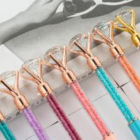 China Big Crystal Diamond Ballpoint Pen 1.0mm Fashion Shiny Metal Gift Ball Pen for sale