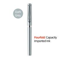China Minimalist Creative Gel Ink Pen Large Capacity Ink Metallic Painted ABS Business Gel Pen for sale