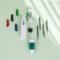 China Four Color Ink Ball Pen Mountaineering Buckle Shape Plastic Ballpoint Pen for sale