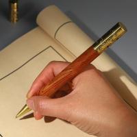 China Gift Aromatherapy Roller Ball Pen Chinese Style Monkeyking Golden Cudgel Hooped Rod for sale