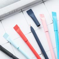 China Colorful Paper Tube Creative Ball Pen Eco Friendly School Office Ball Pen Custom Logo for sale