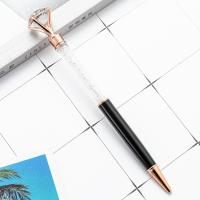China Big Crystal Diamond Ballpoint Pen 1.0mm Fashion Shiny Metal Gift Ball Pen for sale