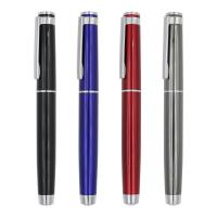 China Bullet Tip Metal Roller Ball Pen With Cap 0.7mm Multiple Colors Roller Pen for sale