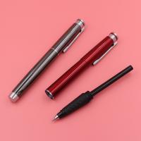 China Bullet Tip Metal Roller Ball Pen With Cap 0.7mm Multiple Colors Roller Pen for sale