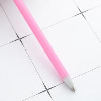 China Lovely Colorful Soft Fluff Plastic Ball Pen 1.0mm Slender Barrel Gift Ballpoint Pens for sale