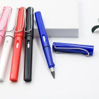 China Macaron Colors Plastic Creative Pencil Tungsten Alloy Tip Sketch Writing Inkless Pencils for sale