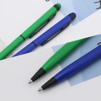 China Colorful Metal Ballpoint Pen Touch Screen Twist Stylus Ball Pen For Office Business for sale
