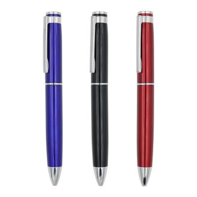 China Metal Thick Barrel Ballpoint Pen Customized Logo 1.0mm Twist Type Business Ball Pen for sale