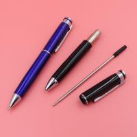 China Metal Thick Barrel Ballpoint Pen Customized Logo 1.0mm Twist Type Business Ball Pen for sale