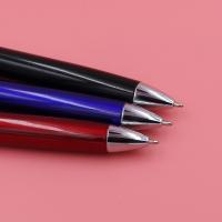 China Metal Thick Barrel Ballpoint Pen Customized Logo 1.0mm Twist Type Business Ball Pen for sale