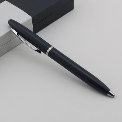 China Matt Metal Ballpoint Pen Comfortable Grip 1.0mm Promotion Ball Pen For Office Business for sale