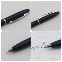 China Matt Metal Ballpoint Pen Comfortable Grip 1.0mm Promotion Ball Pen For Office Business for sale