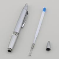 China Elegant Business Ballpoint Pen Diamond-Inlayed Ring Design 1.0mm Gift Ball Pen for sale