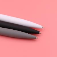 China High End Business Metal Twist Ballpoint Pen Soft Coating Pen Barrel Ball Pen Office Supplies for sale