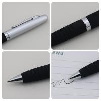 China Luxury 1.0mm Metal Ballpoint Pen Thick Barrel Ball Pen Comfortable EVA Grip for sale
