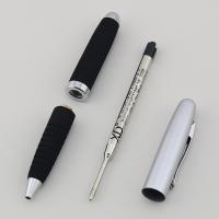 China Luxury 1.0mm Metal Ballpoint Pen Thick Barrel Ball Pen Comfortable EVA Grip for sale