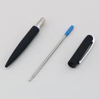 China Business Ball Pen With Logo Metal Rotating Soft Coating Soft Touch Ballpoint Pen for sale