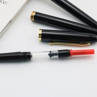 China Black Creative Stationery Soft Tip Calligraphy Brush Pen Signature Pen For Gift for sale