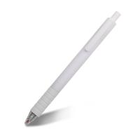 China 0.5mm Simple Plastic Press Creative Gel Ink Pen Fluent Writing Soft Grip Quick Dry Ink for sale