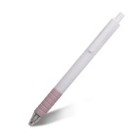 China 0.5mm Simple Plastic Press Creative Gel Ink Pen Fluent Writing Soft Grip Quick Dry Ink for sale