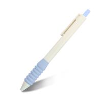 China Sponge Grip Plastic Neutral Pen 0.5mm Simple Design Press Signature Pen for sale