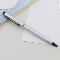 China Colorful Metal Ballpoint Pen Touch Screen Twist Stylus Ball Pen For Office Business for sale